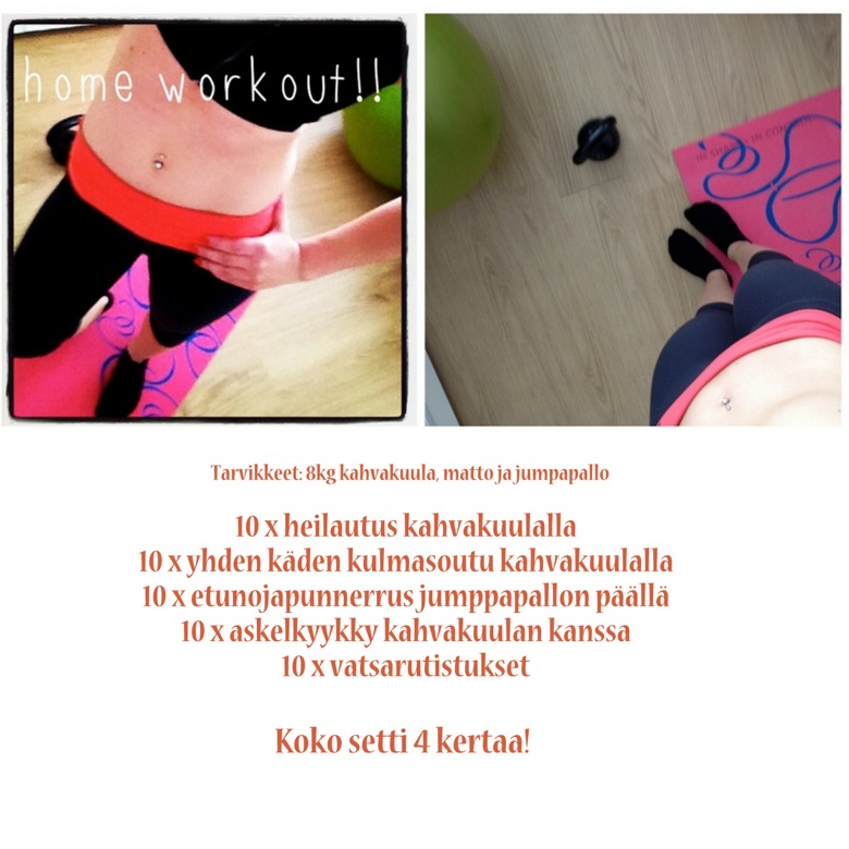 Kevyt ja helppo kotitreeni! - Mona Visuri